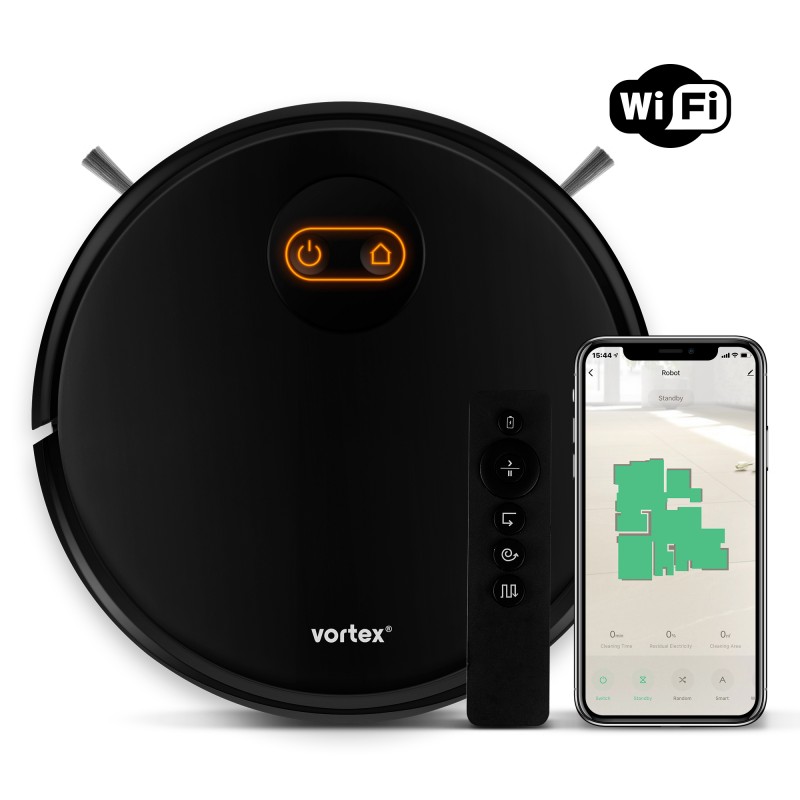 ASPIRATEUR ROBOT 2 EN 1 CONNECTE & INTELLIGENT BOT30 - VORTEX