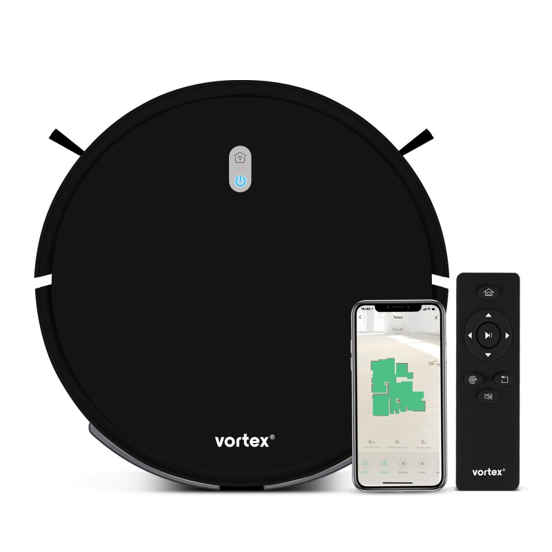 Aspirateur robot 2 en 1 connecté & intelligent ICLEAN 200 - VORTEX